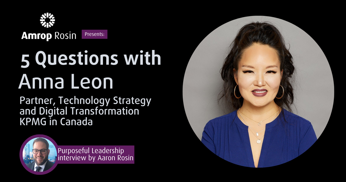 Purposeful Leadership: 5 Questions With Anna Leon